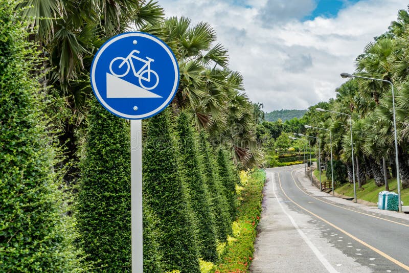 Up hill traffic sign stock image. Image of post, safety - 81744061