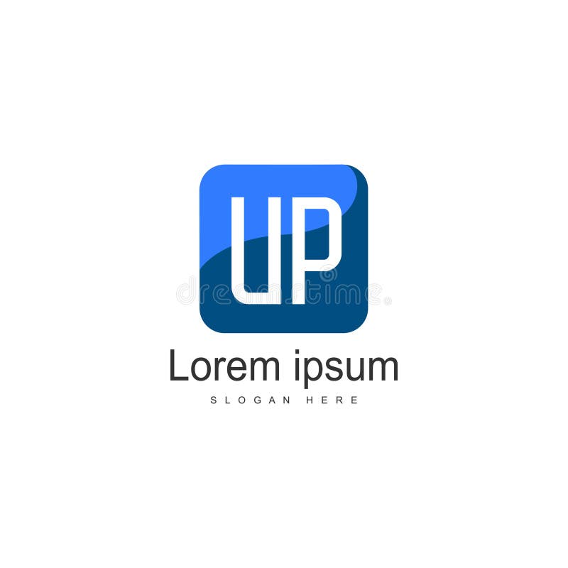UP Letter Logo Design. Creative Modern UP Letters Icon Illustration ...