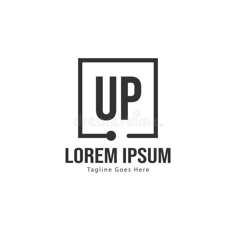UP Letter Logo Design. Creative Modern UP Letters Icon Illustration ...