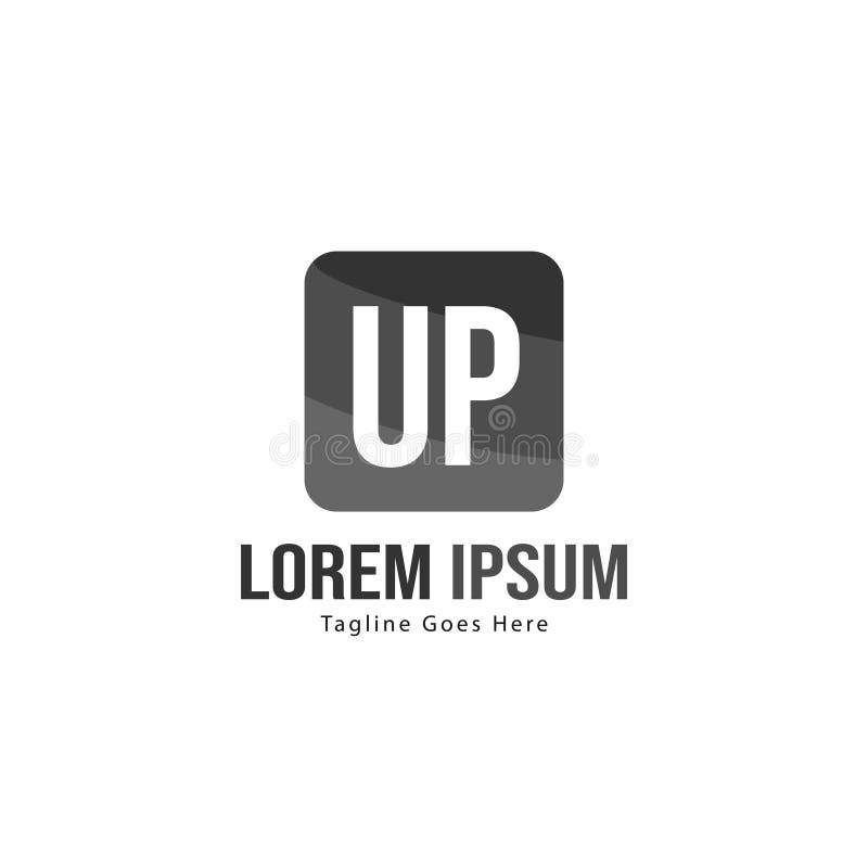 UP Letter Logo Design. Creative Modern UP Letters Icon Illustration ...