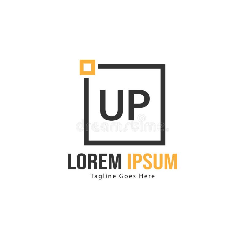UP Letter Logo Design. Creative Modern UP Letters Icon Illustration ...