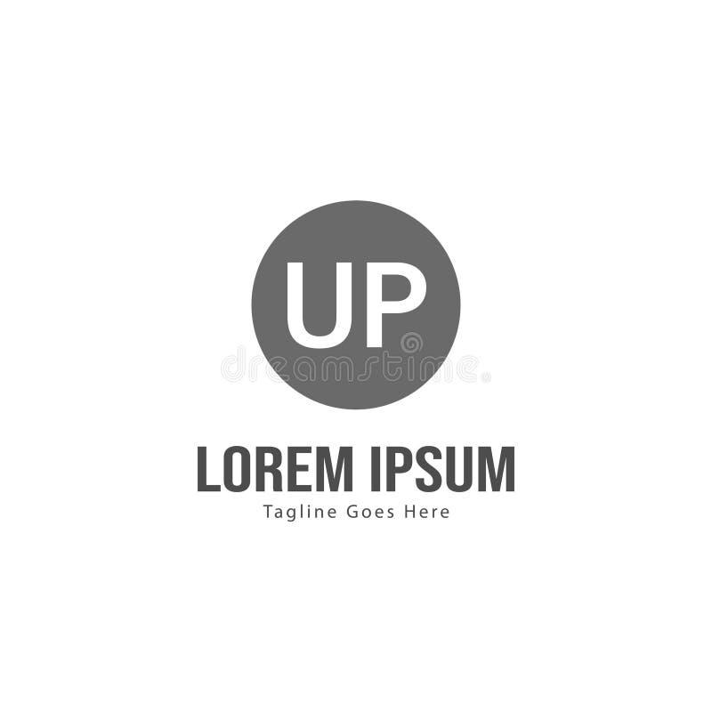UP Letter Logo Design. Creative Modern UP Letters Icon Illustration ...