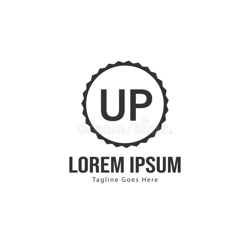UP Letter Logo Design. Creative Modern UP Letters Icon Illustration ...