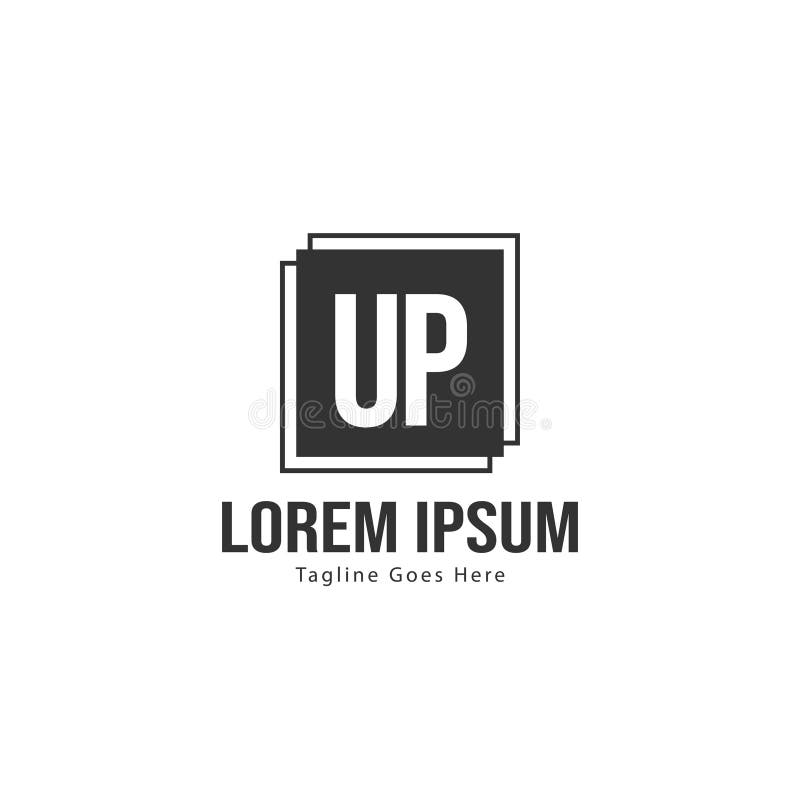 UP Letter Logo Design. Creative Modern UP Letters Icon Illustration ...