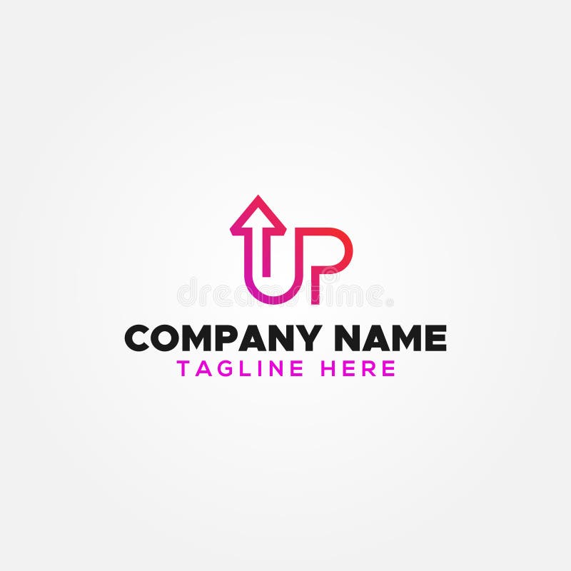 Up Logo Vector Design Illustration for Company Stock Vector ...