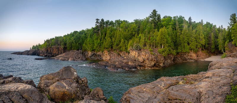Black Rocks Cove, Presque Isle Park, Marquette, MI Stock Image - Image ... Black Rocks Cove, Presque Isle Park, Marquette, MI Stock Image - Image ...