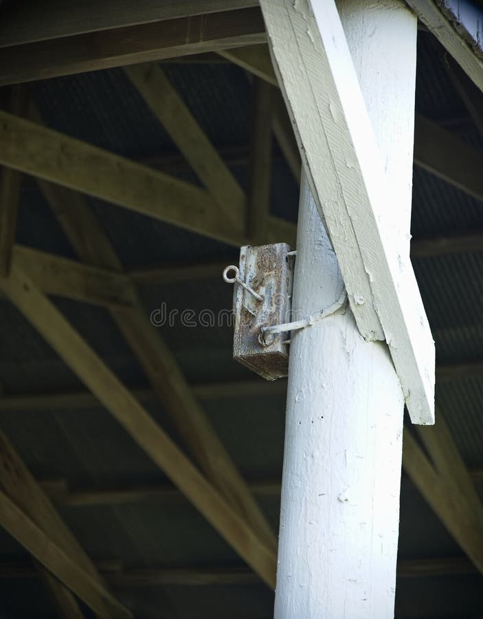 Up on the Pole Away from Everything Stock Image - Image of county ...