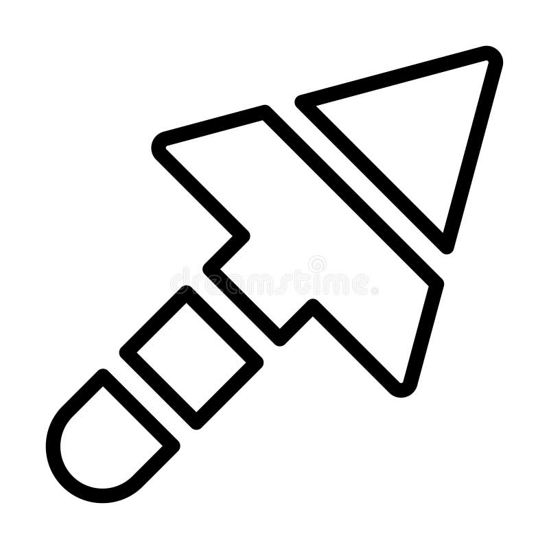 Up Right Arrow Icon stock vector. Illustration of designed - 255689823