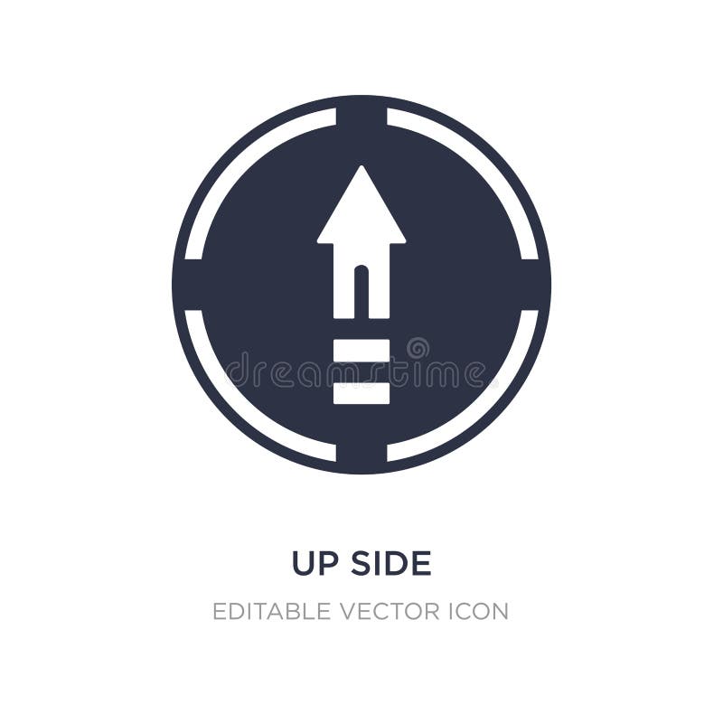 Top Side, This Side Up Symbol. Icon Of Side Up Sign. Vector ...