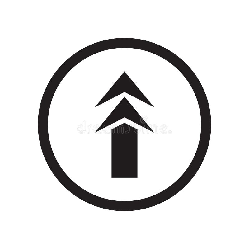 Up Sign Icon Vector Sign and Symbol Isolated on White Background, Up ...