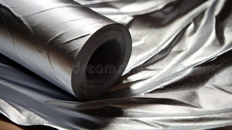 Up silver foil paper stock illustration. Illustration of polished ...