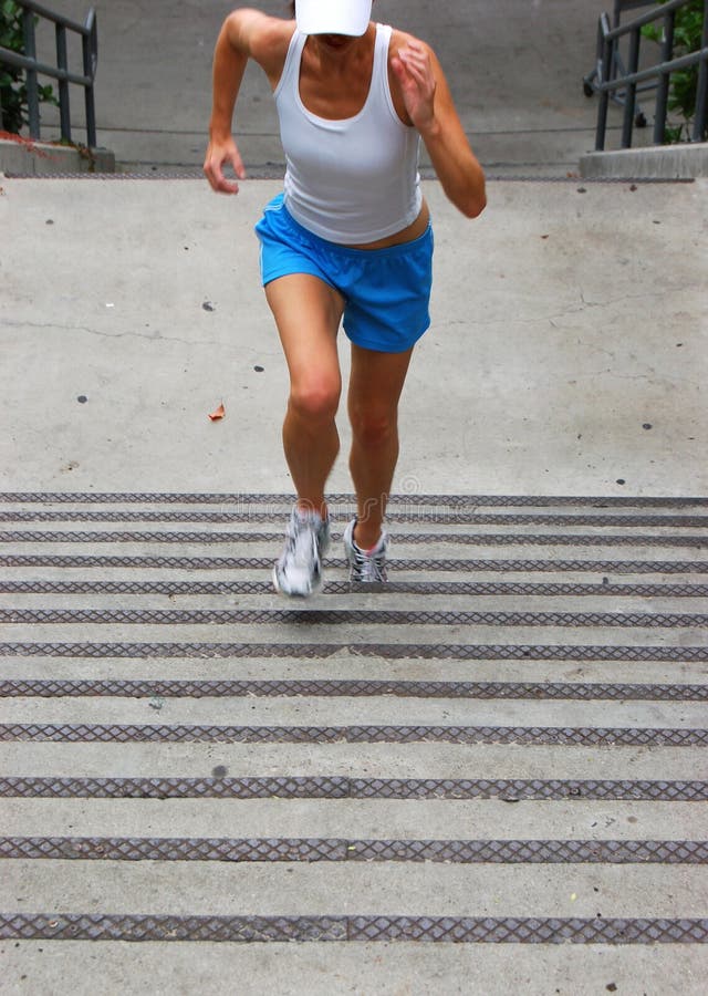 Up the Stairs 1 stock image. Image of active, feet, exercise - 3163687