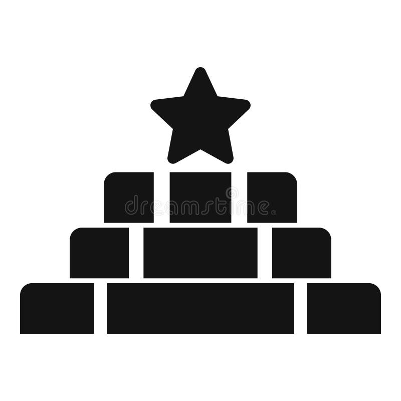Up Stairs To Best Icon Simple Vector. Motivational Stage Stock ...