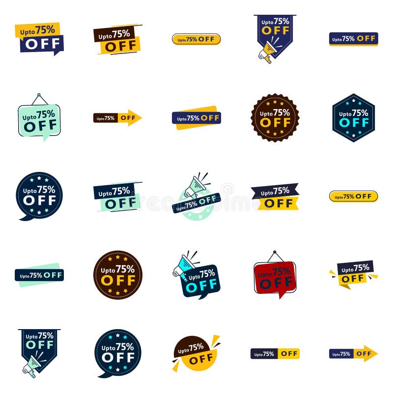 Up To 70 Off 25 Eye Catching Vector Banners for Your Next Discount ...