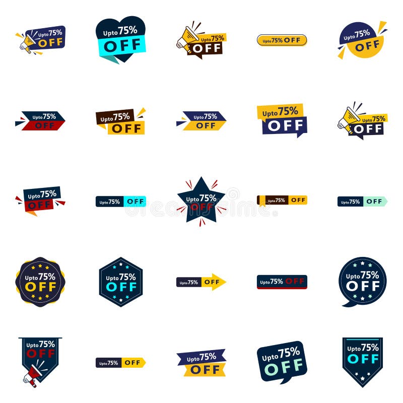 Up To 70 Off 25 High Impact Vector Banners To Take Your Discounts To ...