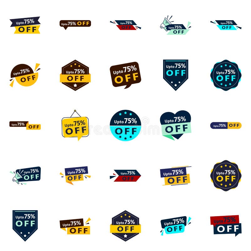 Up To 70 Off 25 Versatile Vector Designs To Boost Your Discount Sales ...