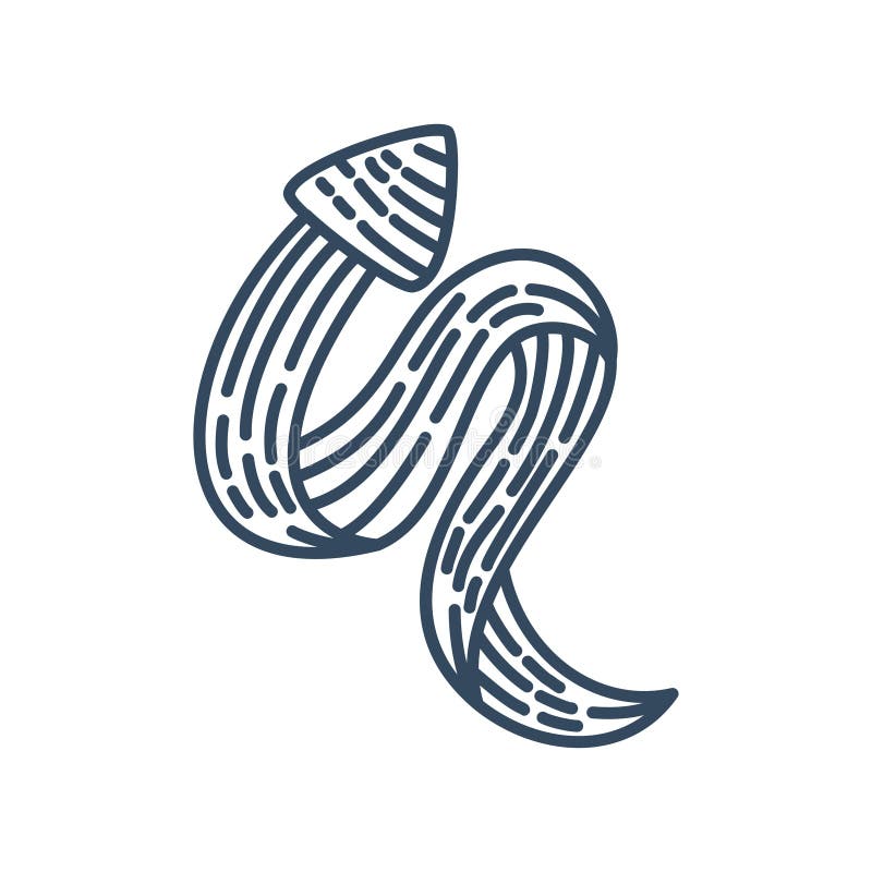 Up Way Arrow Direction Collection Vector Outline Stock Vector ...