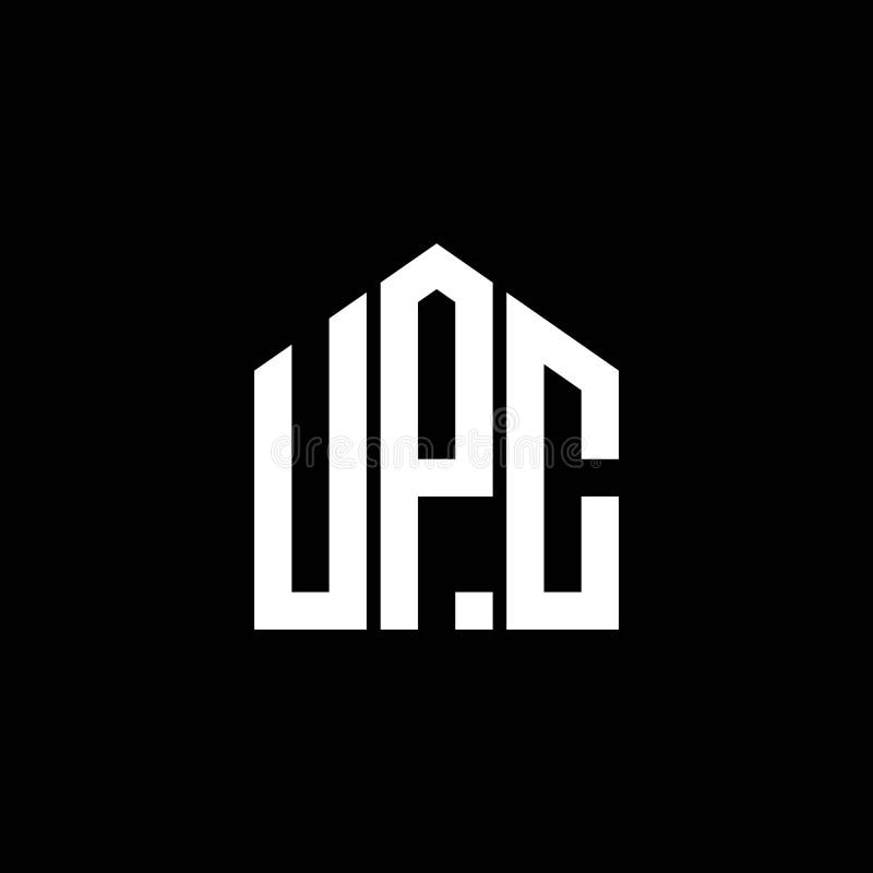 UPC Letter Logo Design on BLACK Background. UPC Creative Initials ...