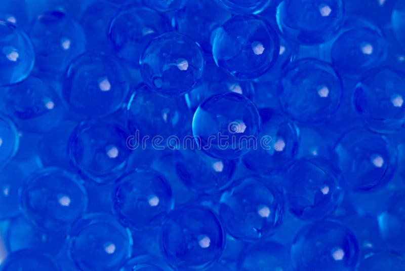 An Upclose Background of Blue Popping Boba Pearls Stock Photo - Image ...