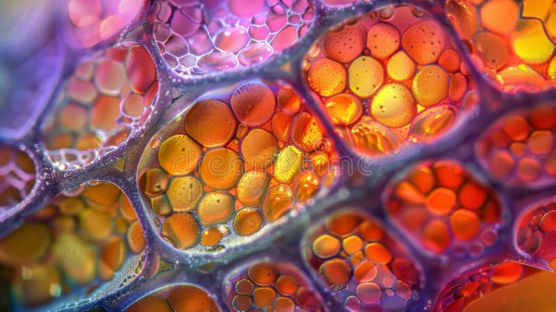 An Upclose Look at the Complex Structures of a Flower Petal Revealing ...
