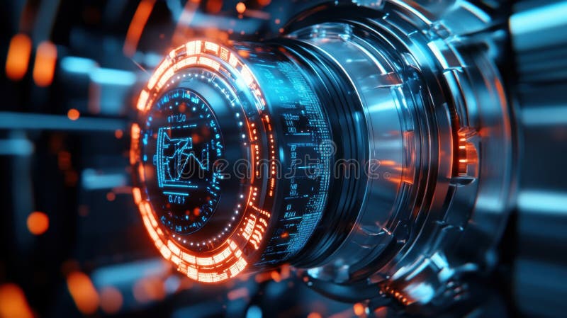 An Upclose Look at an Electric Motor with Embedded Current Flow Sensors ...