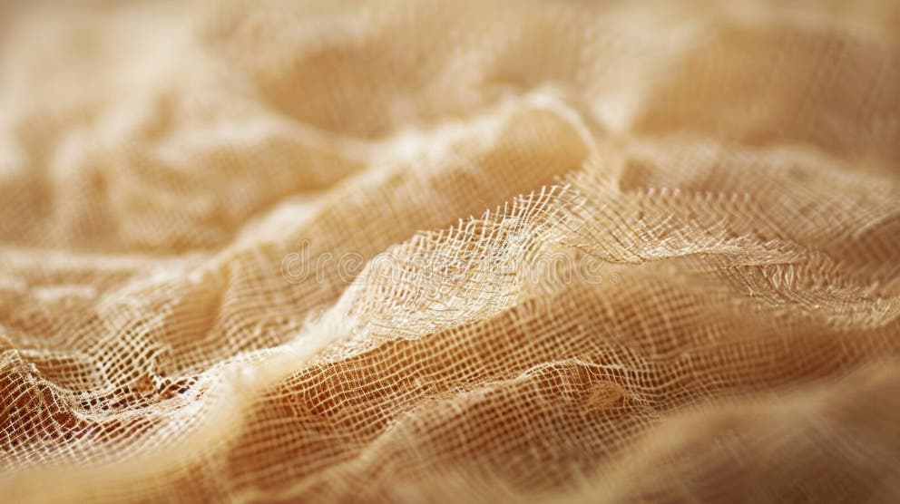 An Upclose Look at a Piece of Biodegradable Packaging Made with a Blend ...