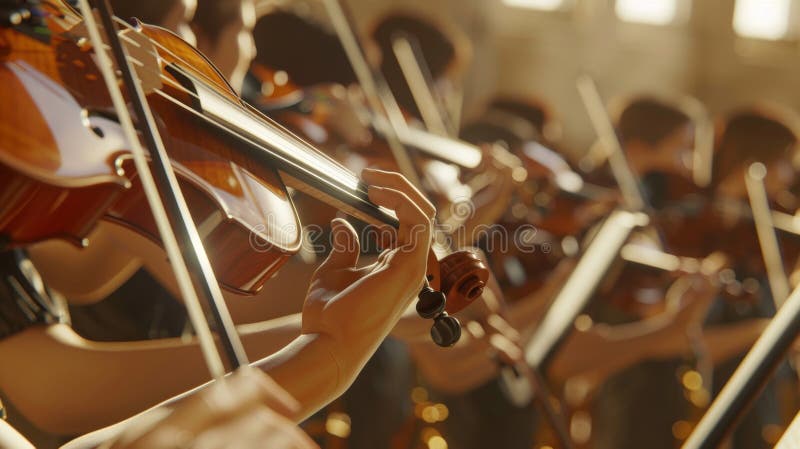 An Upclose View of a Conservatory Instructors Hand As they Demonstrate ...