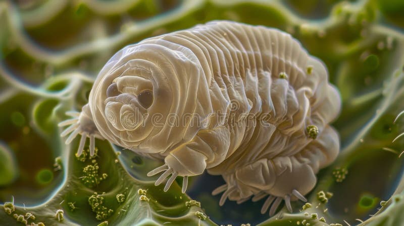 An Upclose View of a Tardigrades Claws or Specialized Structures on Its ...