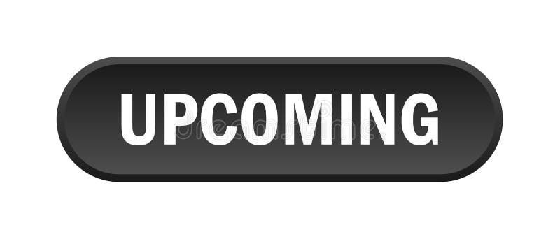 Upcoming button stock vector. Illustration of isolated - 220497860