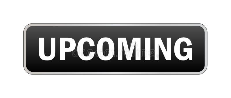 Upcoming button stock vector. Illustration of colorful - 220497939