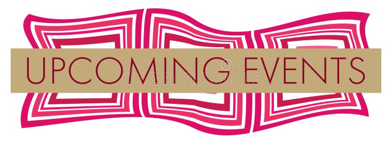 Upcoming Events Blue Green Circular Left Text Stock Illustration ...