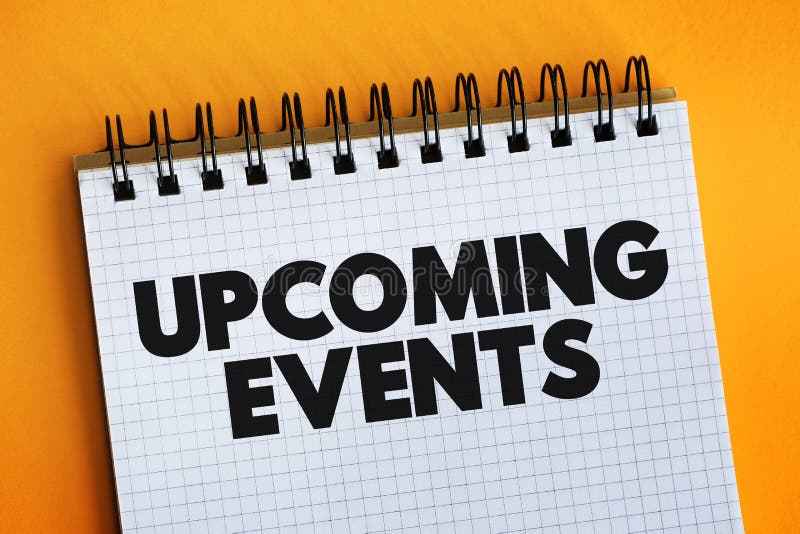 Upcoming Events Background Stock Illustrations – 357 Upcoming Events ...