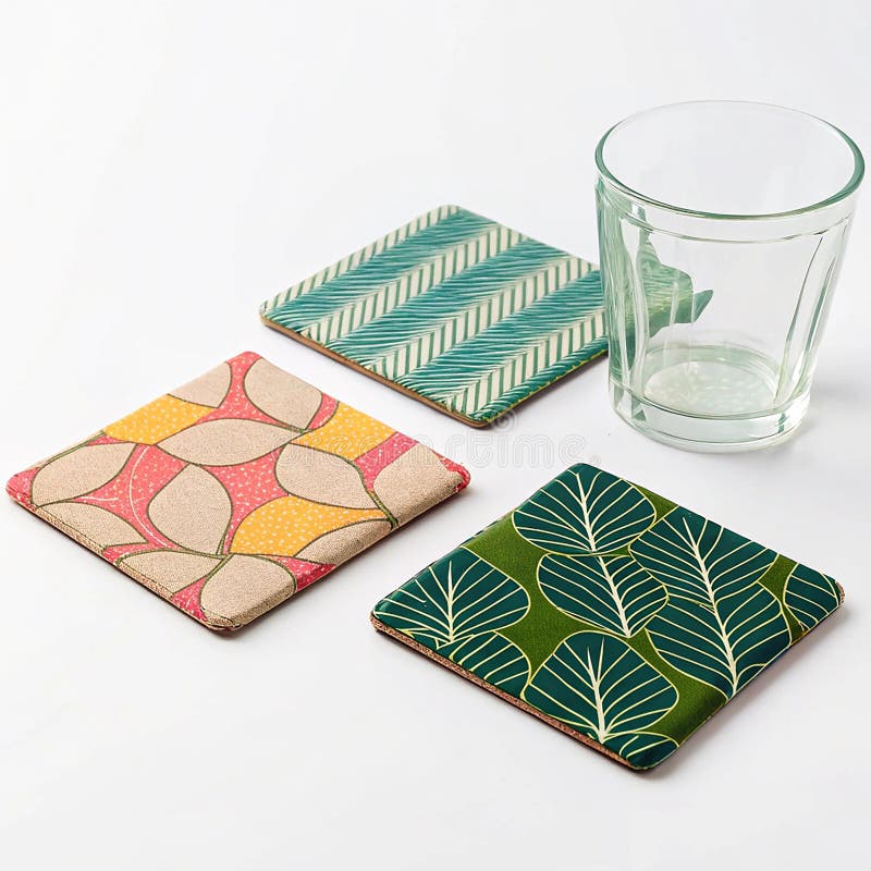 Upcycled Fabric Coasters Stock Illustrations – 4 Upcycled Fabric ...