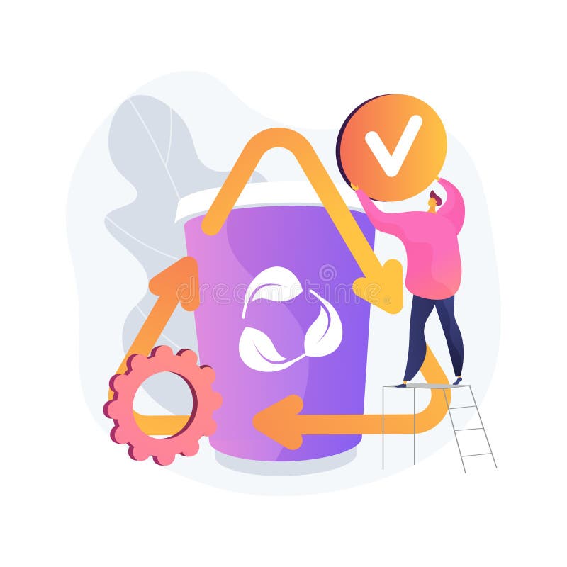 Upcycling Abstract Concept Vector Illustration. Stock Vector ...