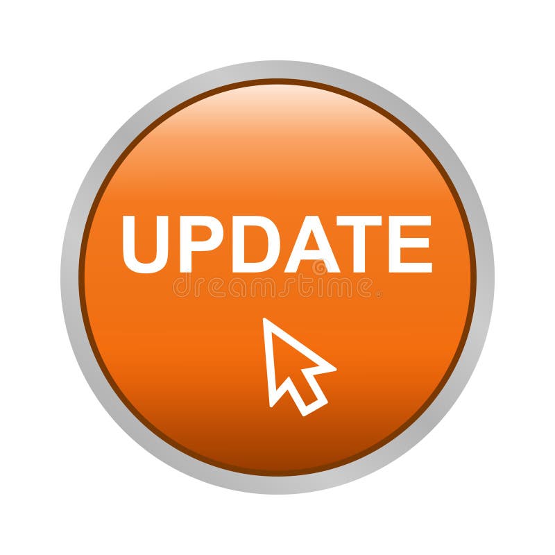 Update button stock vector. Illustration of digital - 175608423