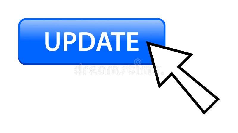 Update button stock vector. Illustration of access, change - 184834918