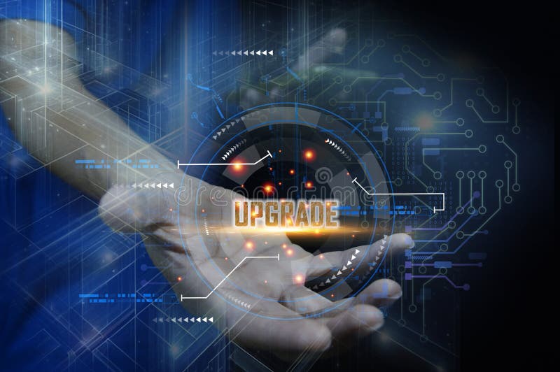 Update Application Software and Hardware Upgrade Technology Concept, AI ...