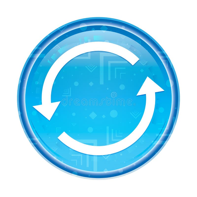 Update Arrow Icon Eyeball Blue Round Button Stock Illustration ...