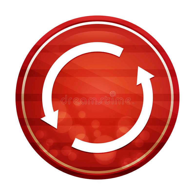 Update Arrow Icon Glassy Vibrant Sky Blue Round Button Illustration ...