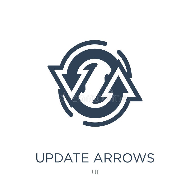 Update Arrows Icon in Trendy Design Style. Update Arrows Icon Isolated ...