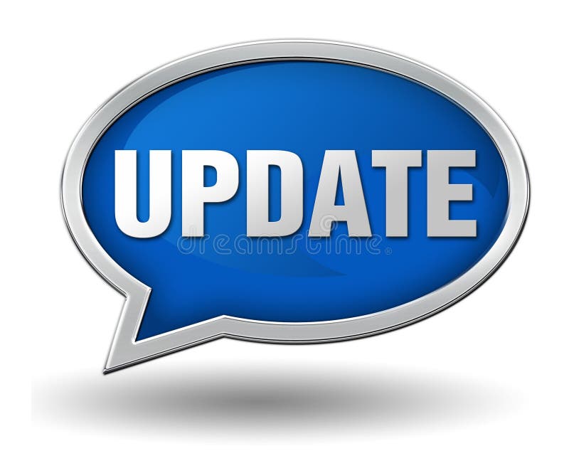 Update Badge Concept 3d Illustration Stock Illustration - Illustration ...