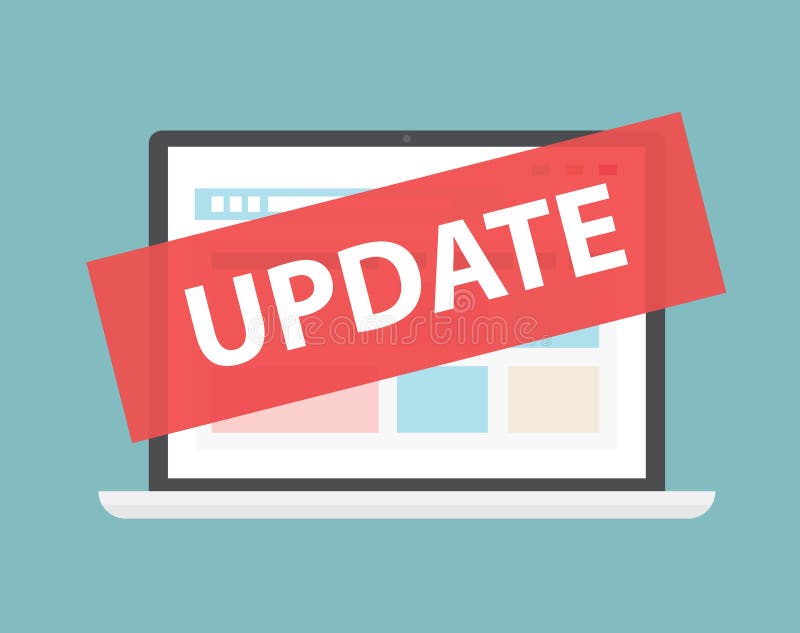 New Update Banner Template. New Update Ribbon Label Stock Vector ...