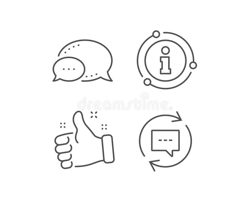 Update Comments Line Icon. Chat Sign. Vector Stock Vector ...