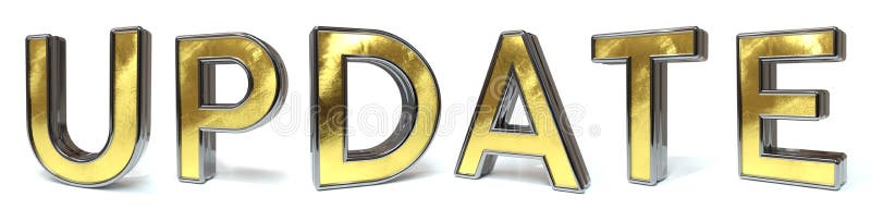 Update golden text stock illustration. Illustration of planks - 118418059