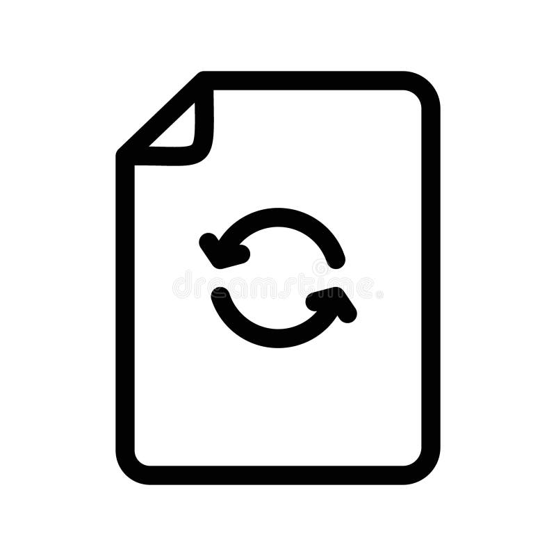 Update document icon stock vector. Illustration of file - 330177745