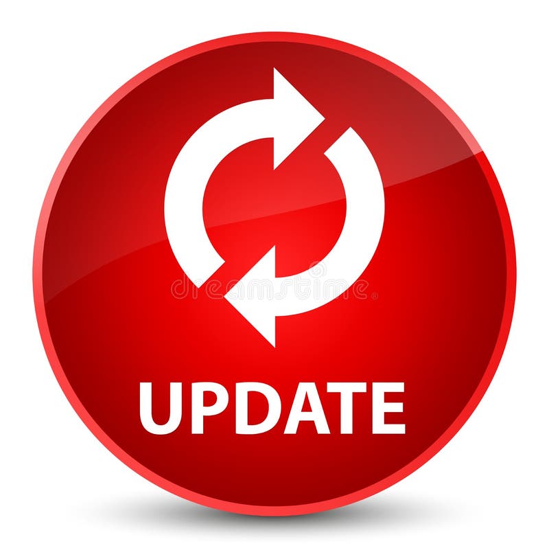 Update Elegant Red Round Button Stock Illustration - Illustration of ...