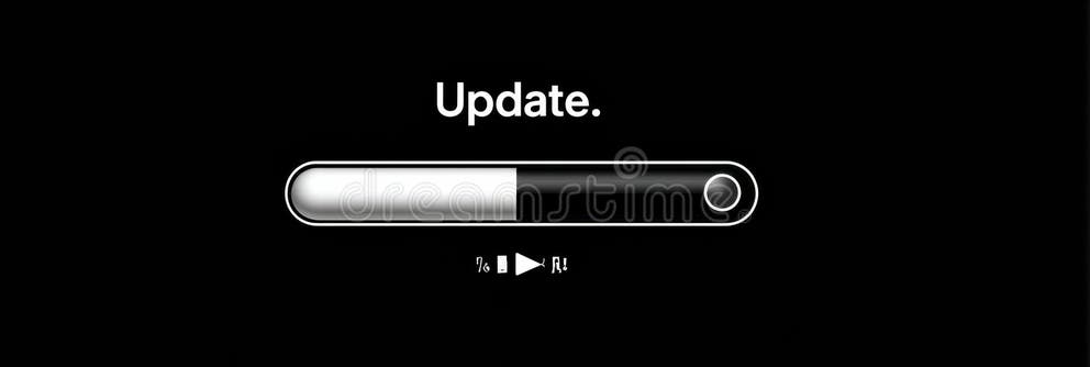 Update Failure Displayed on Screen with Interrupted Progress Bar and ...