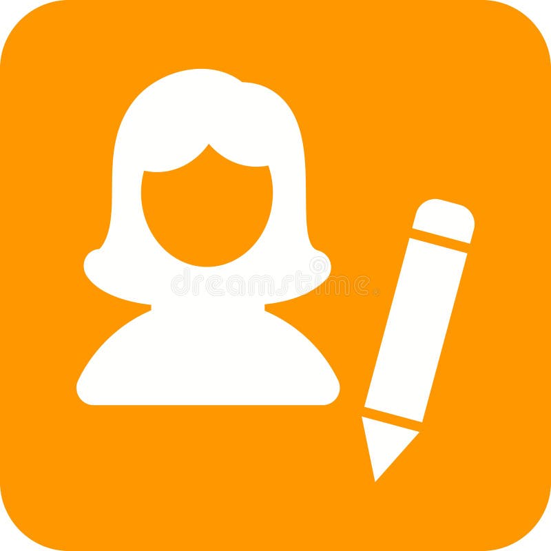 Update Female Profile stock vector. Illustration of concept - 80653347