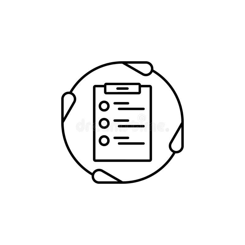 Update File Work Icon. Simple Line, Outline Vector of Office Icons for ...