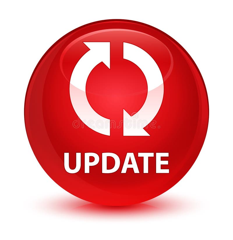 Update Glassy Red Round Button Stock Illustration - Illustration of ...